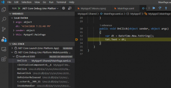 Announcing Uno Platform Support for Visual Studio Code