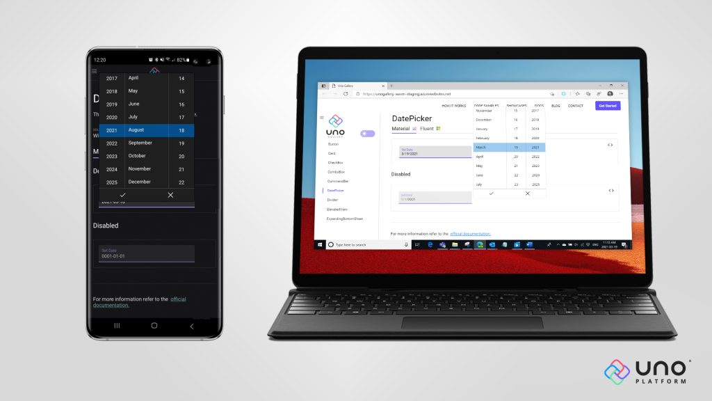 Uno Platform 3.6: WinUI 3, WCT 7.0 support, Date and File pickers, and more