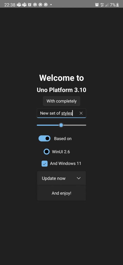 Uno Platform 3.10: Day-0 support for .NET 6 RC1, WinUI InfoBadge ...