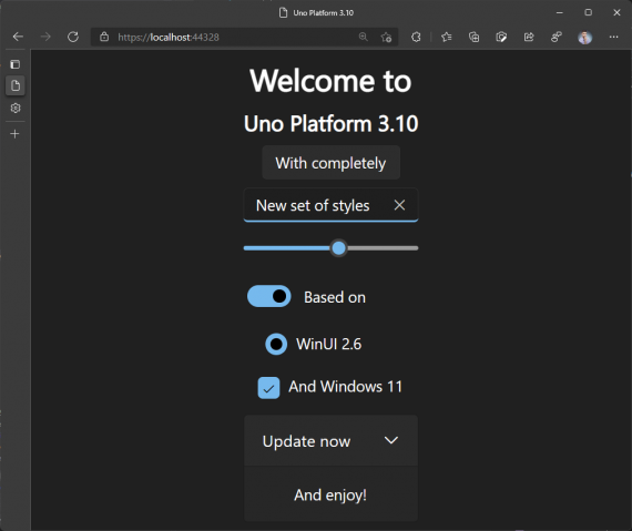 Uno Platform 3.10: Day-0 support for .NET 6 RC1, WinUI InfoBadge ...