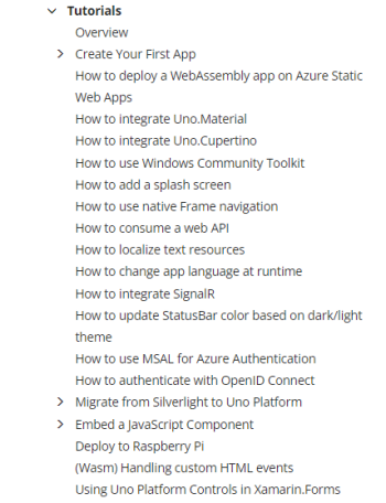 Uno Platform Docs – 30% More Content and Updated UI
