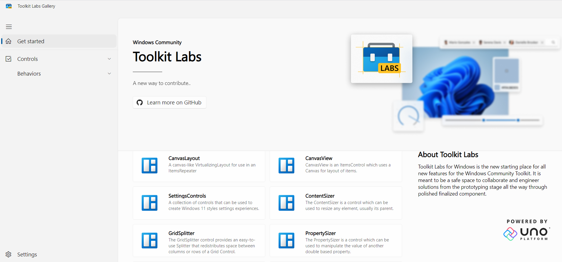Windows Community Toolkit Labs – Powered by Uno Platform