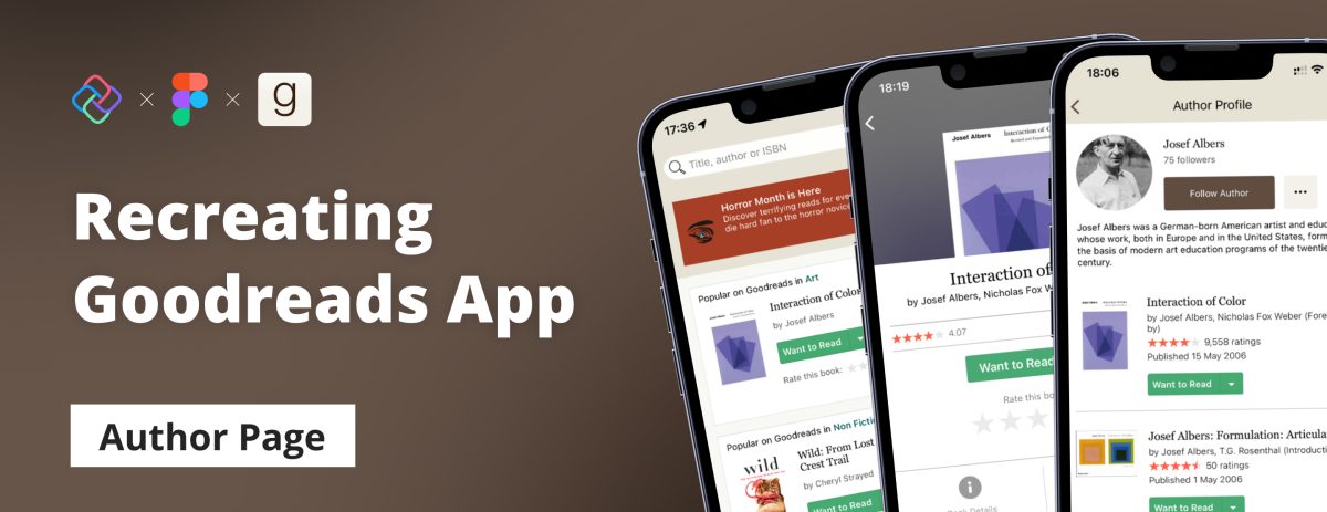 How to Quickly Build Goodreads Author Page with Figma and Uno Platform