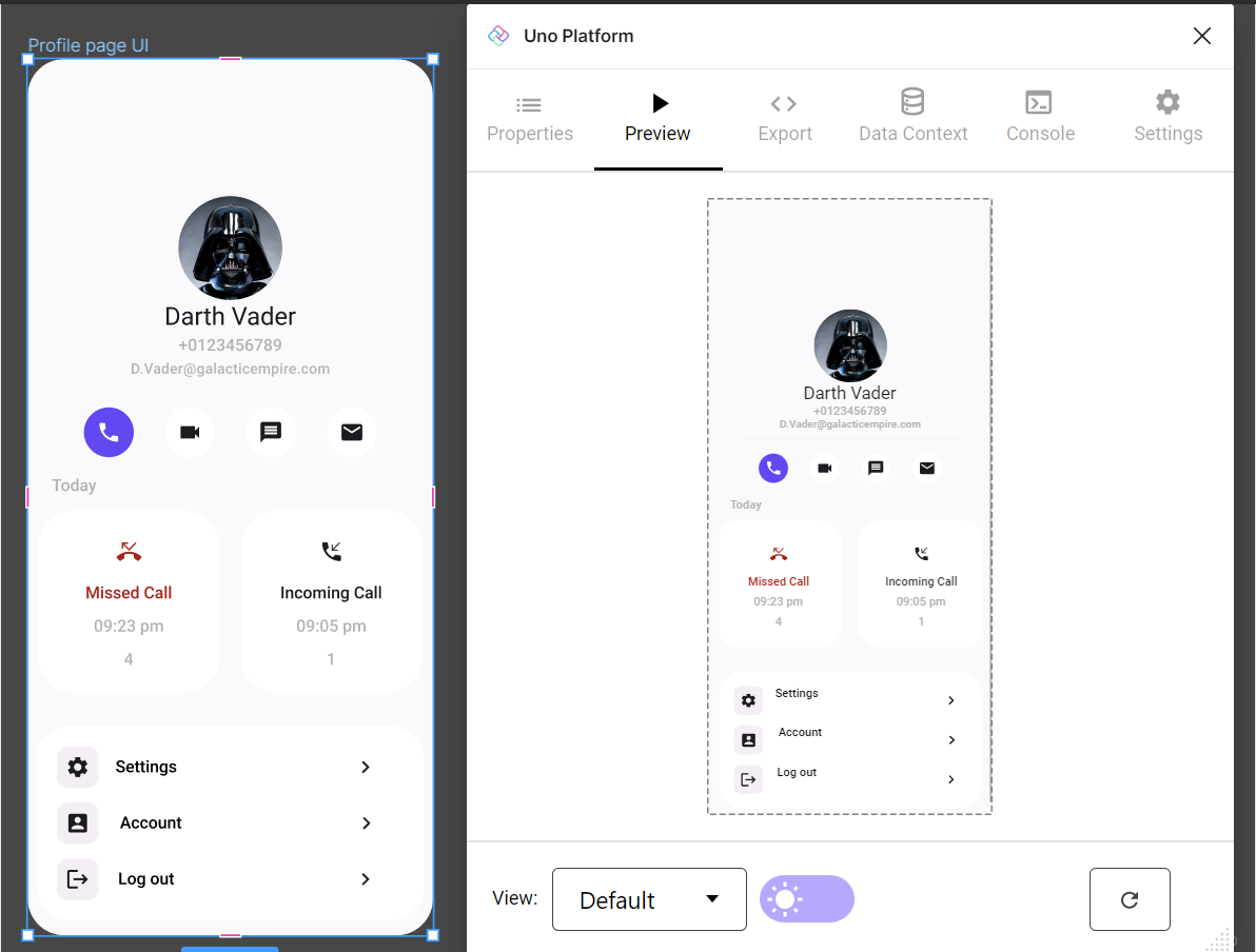 Building a Profile Page with Uno Platform for Figma - Blog