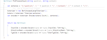 Using ONNX BERT Model for Text-based Q&A in your Mobile .NET Apps