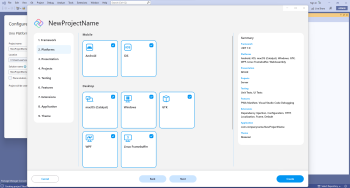 How To Create A New Solution Using Uno Platform's App Template From Visual Studio