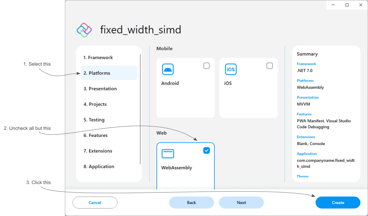Safari 16.4 Support for WebAssembly fixed-width SIMD. How to use it with C#