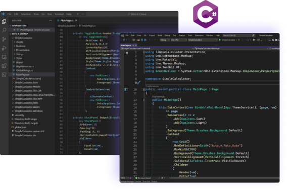 Uno Platform C# Markup