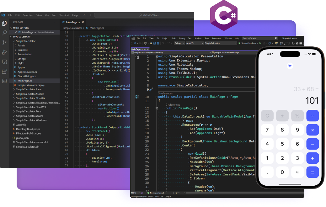 Uno Platform C# Markup