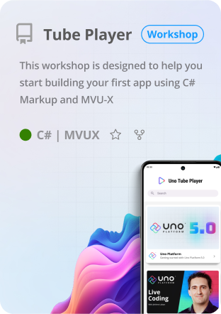 Uno Platform Tube player