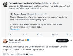 Building .NET apps for Linux from any operating system